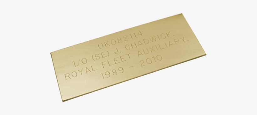 Brass Effect Plaque - Brass Transparent PNG - 500x500 - Free Download ...