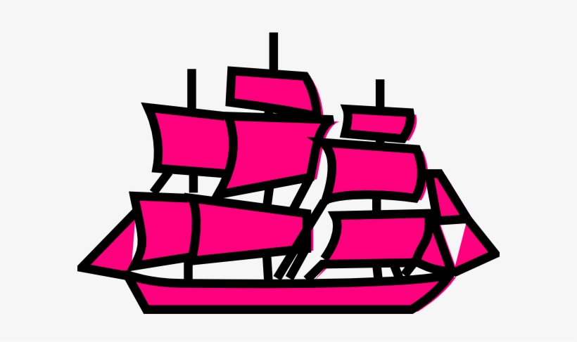 Download Cruise Ship Clipart Vector - Pink Ship Clipart - HD ...