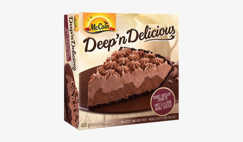 Mccain Deep N Delicious Double Chocolate Cream Pie Transparent PNG ...