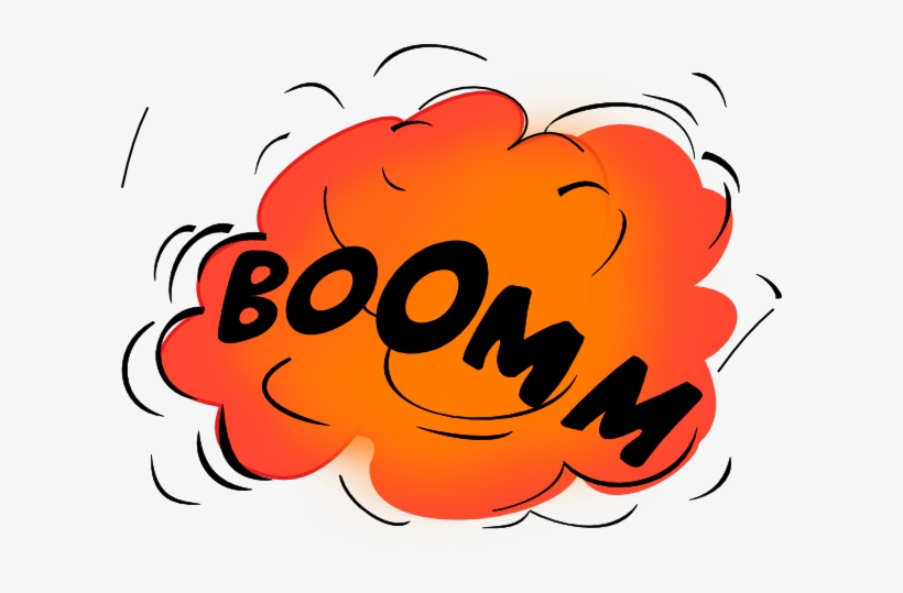 Boom Clip Art At Clker - Onomatopoeia Words Png Transparent PNG ...