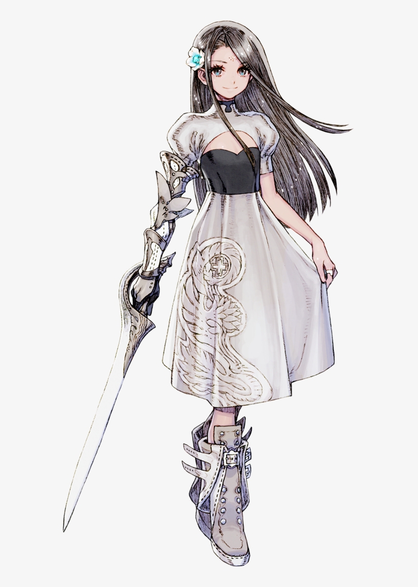 Sarah - Final Fantasy 15 Sarah Transparent PNG - 573x1072 - Free ...