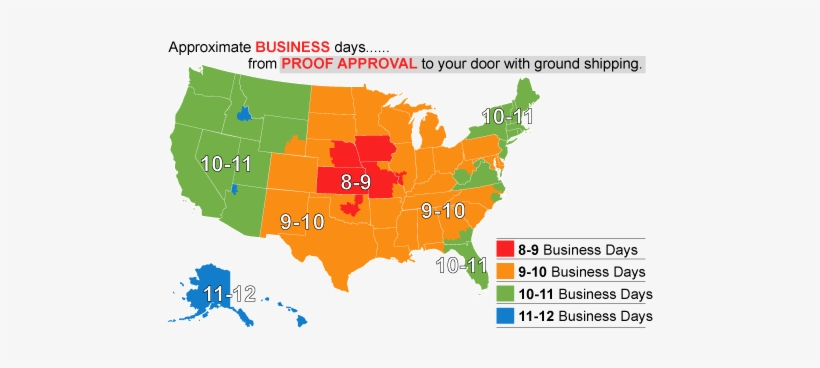 Shipping Estimate Map - Usa Map Solid Transparent PNG - 500x321 - Free ...