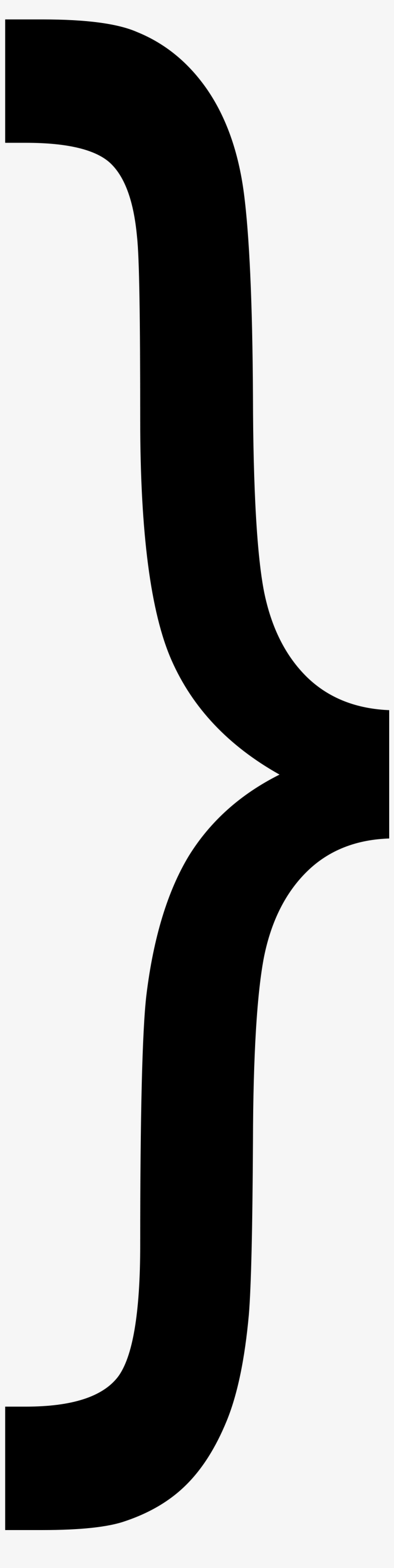 Open - Transparent Png Curly Bracket Transparent PNG - 2000x7882 - Free ...