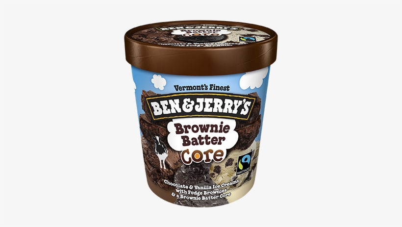 Brownie Batter Core Pint - Ben And Jerry's Brownie Batter Core ...