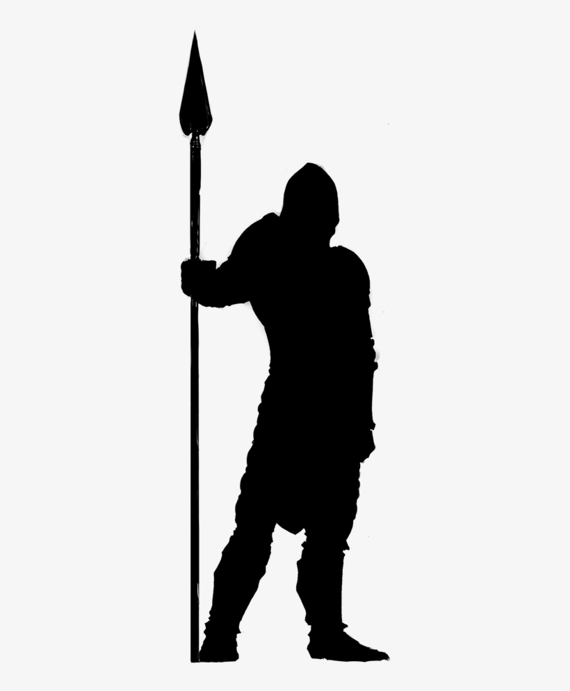 Medieval Infantry - Medieval Army Silhouette Transparent PNG - 310x913 ...