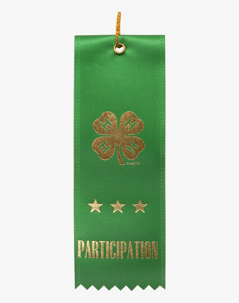 Green Participation Ribbon - Participation Ribbon Transparent PNG ...