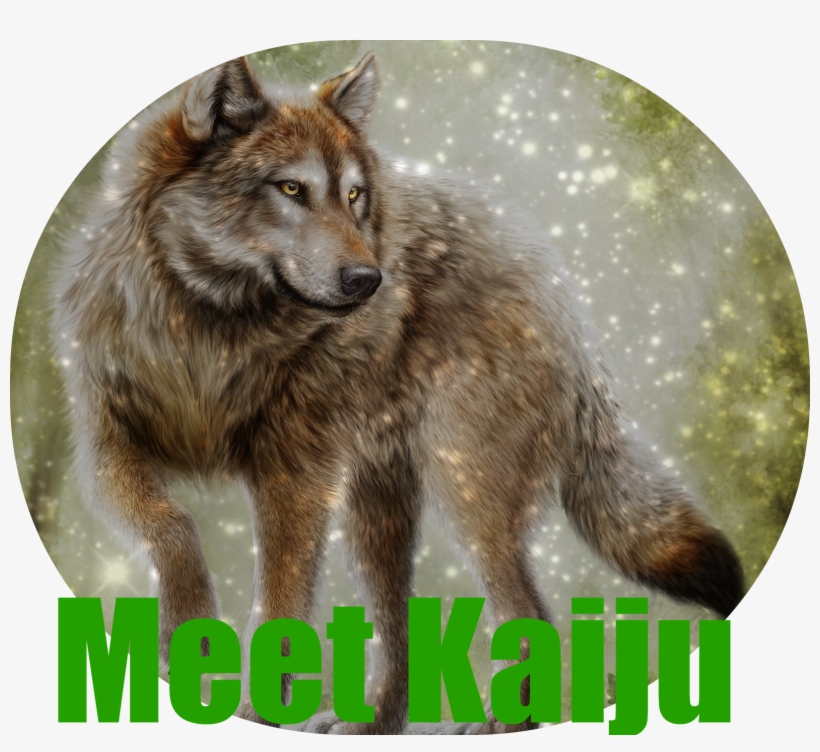 Gray Wolf Painting Wallpaper - Wolf Umbrella Cool Wolf Wild Animal ...