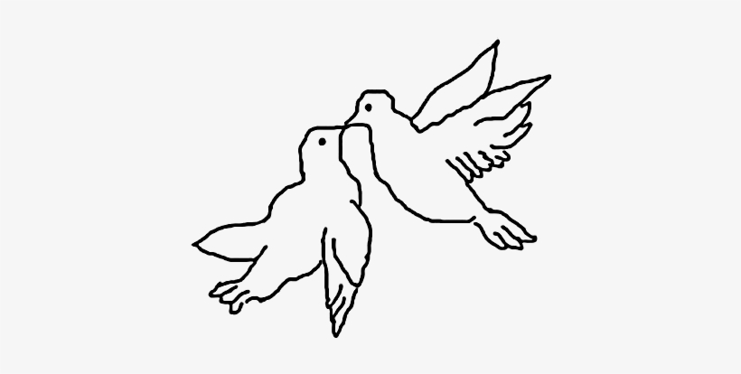 Dibujo Para Colorear - 2 Turtle Doves Gif Transparent PNG - 576x357 ...