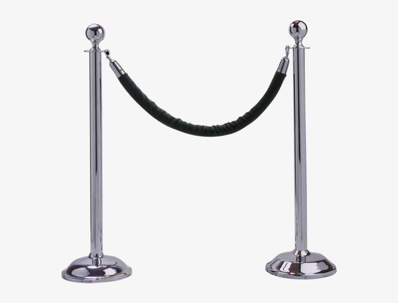 Classic Post And Rope - Black Rope And Post Transparent PNG - 608x800 ...
