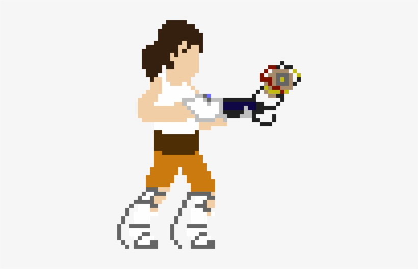 Chell N Potatos - Pixel Art Transparent PNG - 360x448 - Free Download ...