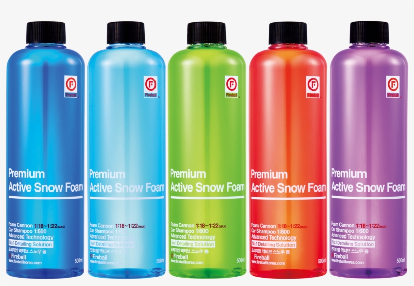 Fireball Korea Premium Active Snow Foam Bottles 500ml - Plastic Bottle ...