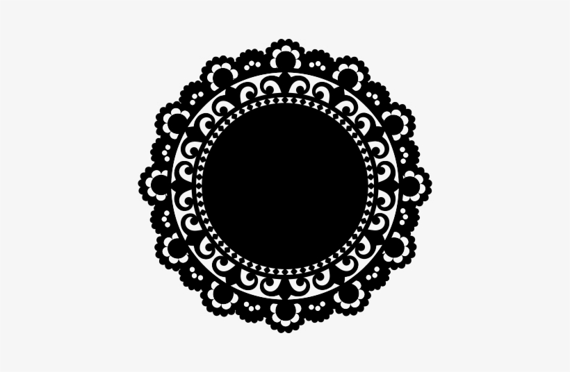 Doily Shape 1 By Marisa Lerin - Blonda Vector Transparent PNG - 456x456 ...