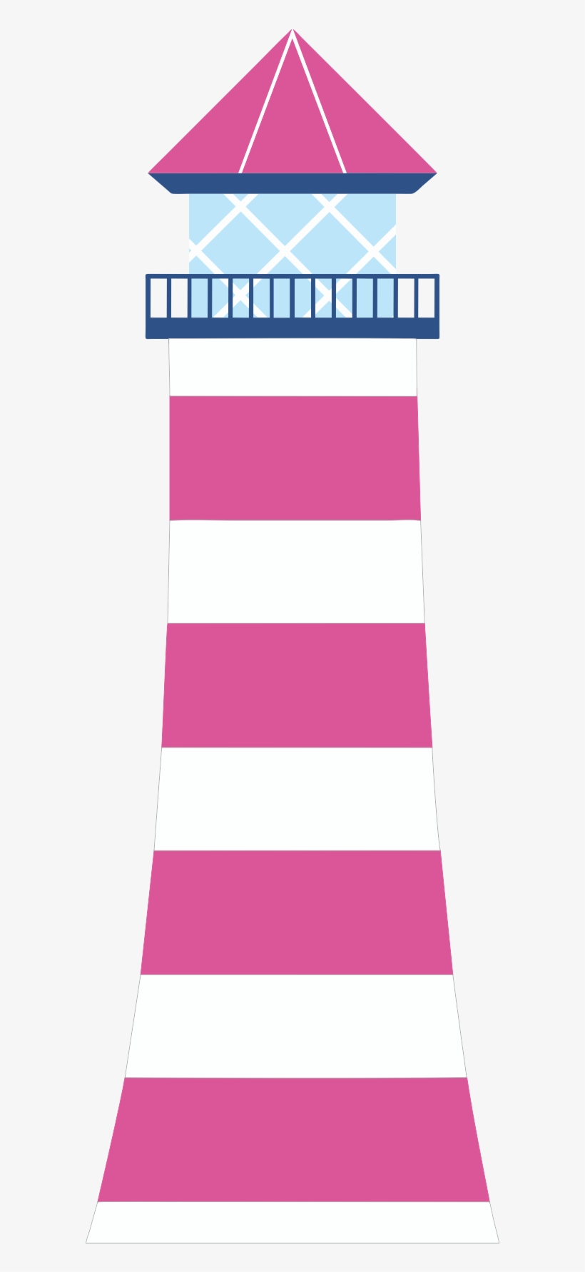 Nautical Lighthouse Clipart Transparent PNG - 580x1703 - Free Download ...