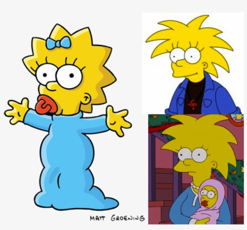 Maggie Simpson Clipart Maggie Simpson Homer Simpson - Maggie Simpson ...