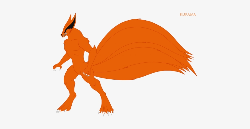 Kurama Characters Fictional Naruto - Kurama Transparent Transparent PNG ...