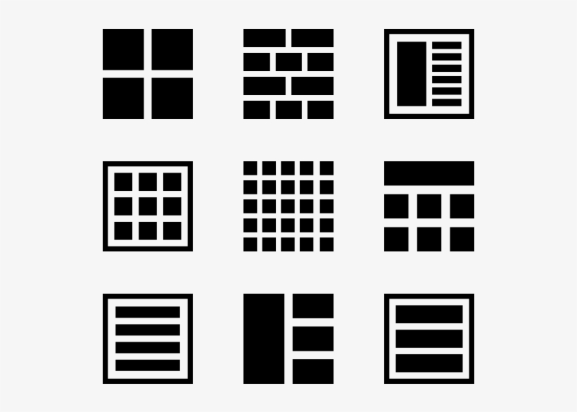 Download Layout Icons - Layout Icon Png - HD Transparent PNG - NicePNG.com