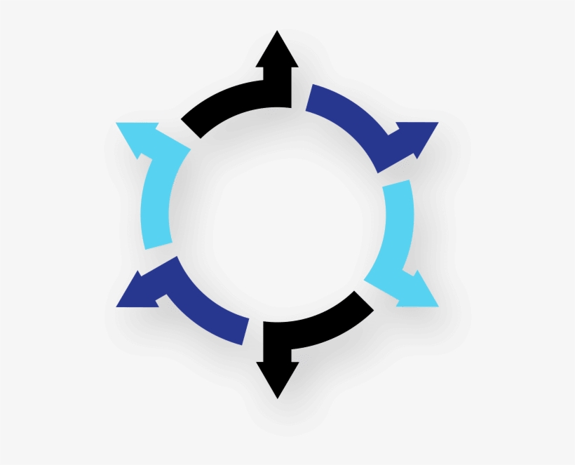 Circle Arrow Graph - Infographic Transparent PNG - 543x604 - Free ...