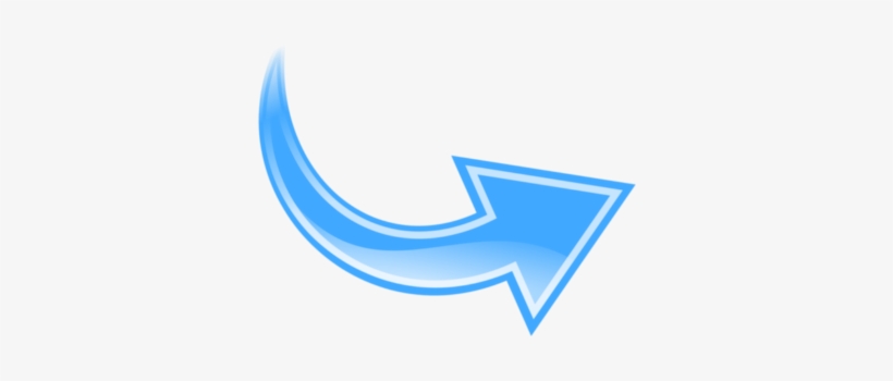 Blue Curved Arrows