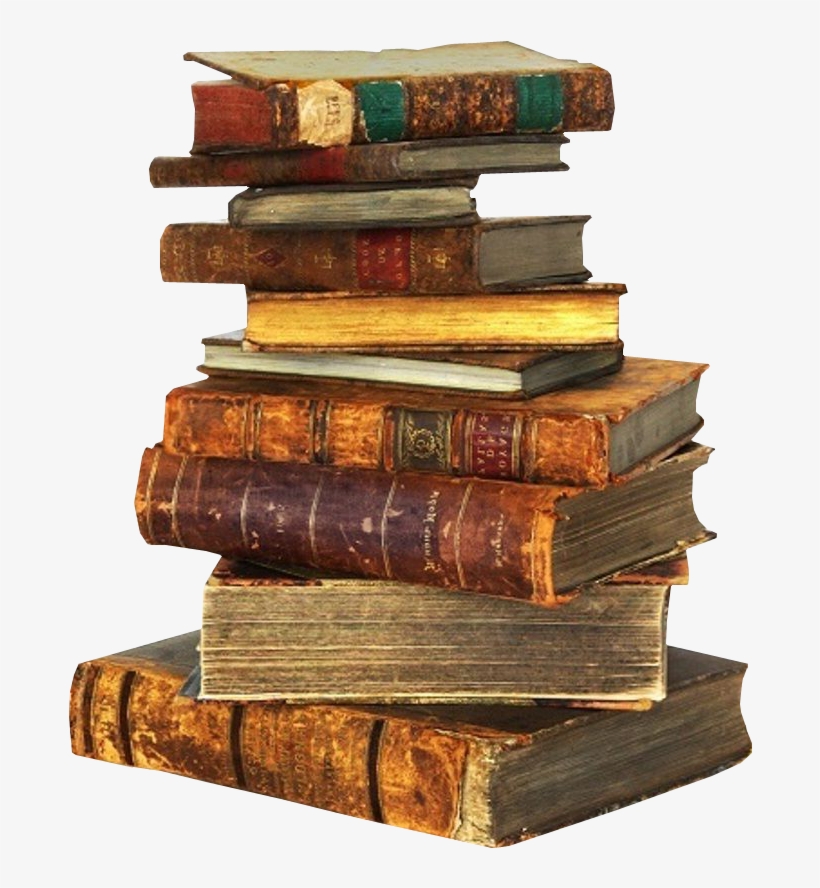 Old Books No Background Image Pile Of Books Graphic - Oldbook Transparent PNG - 700x850 - Free ...
