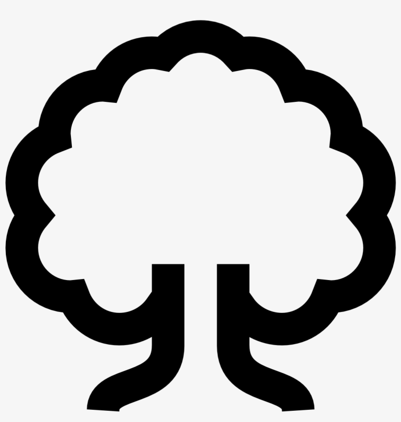 Download Deciduous Tree Icon - Tree Icon Png White - HD Transparent PNG ...