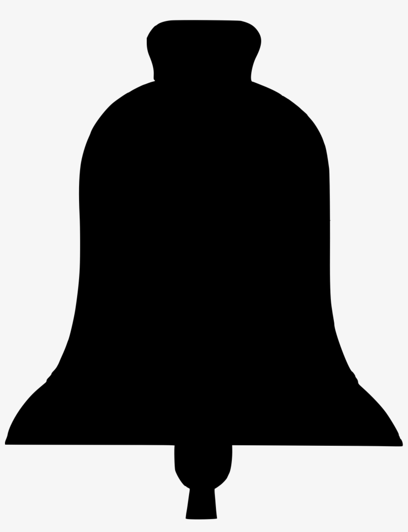 Vector Royalty Free Stock Bell Silhouette Big Image - Silhouette Of A ...