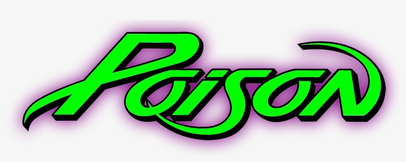 Poison - Poison The Band Logo Transparent PNG - 1400x490 - Free ...