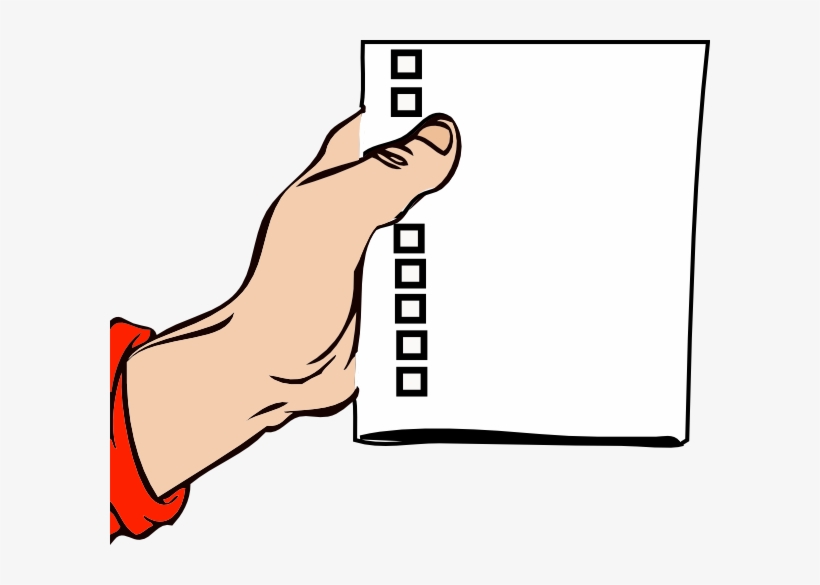 Hand Holding Paper Clip Art Transparent PNG - 600x505 - Free Download ...