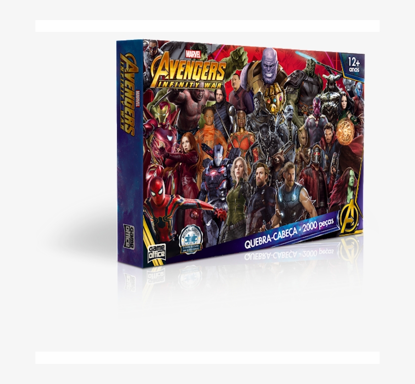 Qc 2000 Pecas Vingadores Embalagem - Quebra Cabeça Guerra Infinita ...