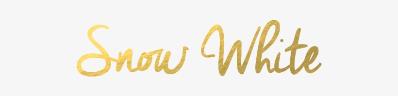 Snow White In Cursive Transparent PNG - 700x400 - Free Download on NicePNG