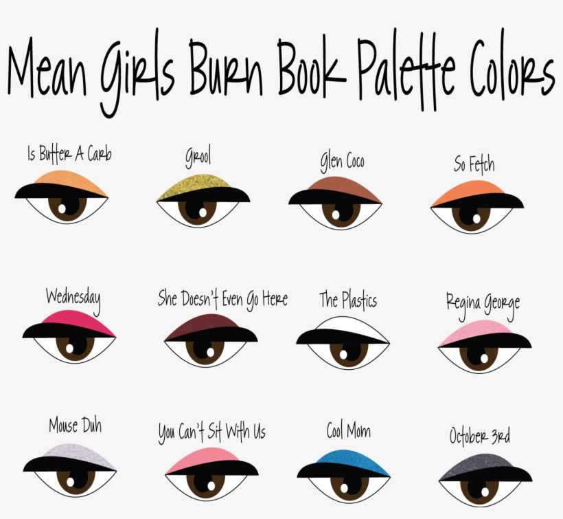Mean Girls Burn Book Colors Are So Cute I Just Had Transparent PNG ...