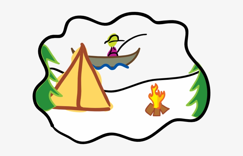 Camping Clipart Family Fishing - Fishing And Camping Clipart ...