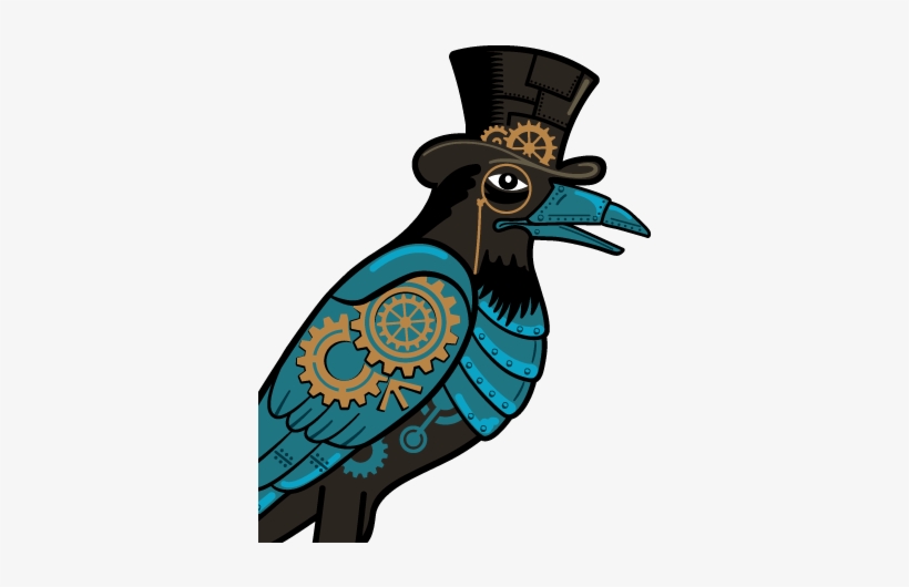 Thirsty Crow - Trusty Crow Clipart Png Transparent PNG - 364x459 - Free ...