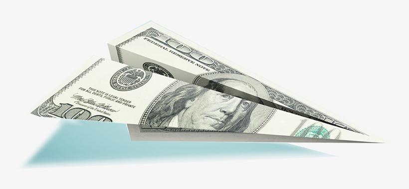 Download Plane - Money Paper Plane Png - HD Transparent PNG - NicePNG.com
