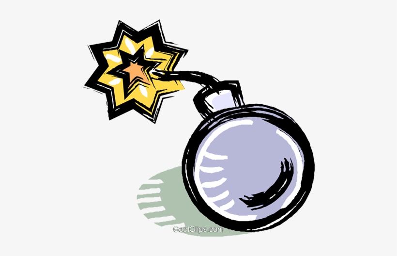 Bomb With Fuse Royalty Free Vector Clip Art Illustration - Hyperbole ...