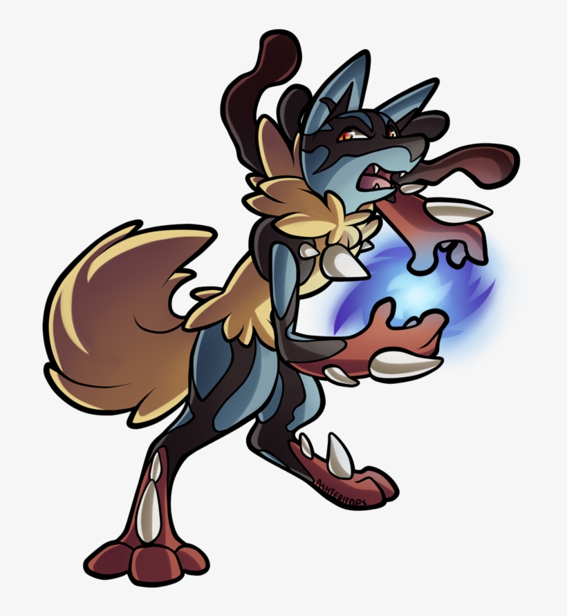 Mega Lucario Aura Sphere