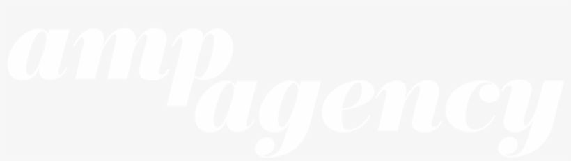 Amp Markreversed White - Amp Agency Logo Png Transparent PNG - 1058x257 ...