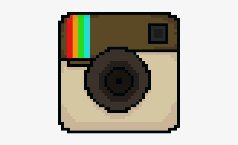Instagram Logo - Pixel Transparent PNG - 650x540 - Free Download on NicePNG