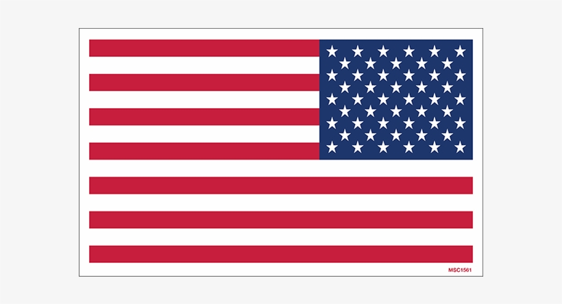Backwards American Flag Decal - Kennedy Space Center Transparent PNG ...