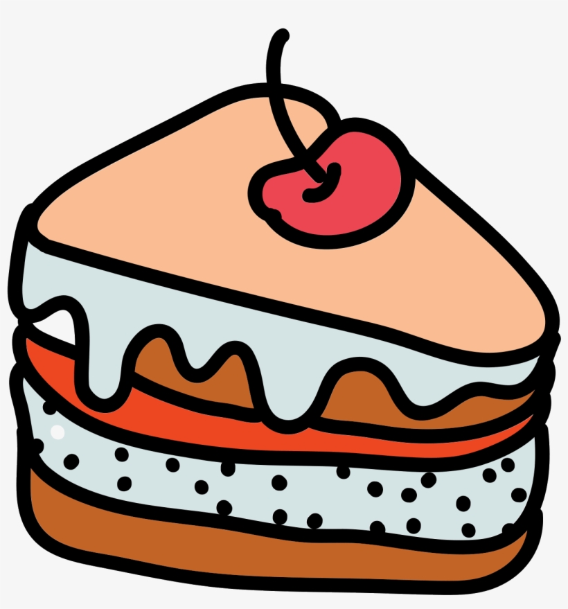 Download Cake Icon - Cake Doodle Png - HD Transparent PNG - NicePNG.com
