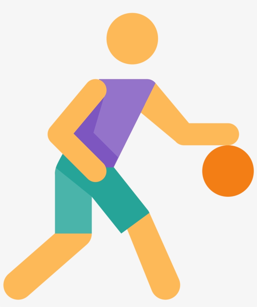 Basketball Player Icon - Sports Color Icon Png Transparent PNG ...