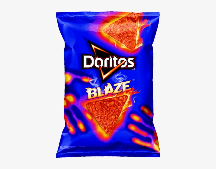 00 For Doritos® Tortilla Chips - Doritos Blaze Transparent PNG ...