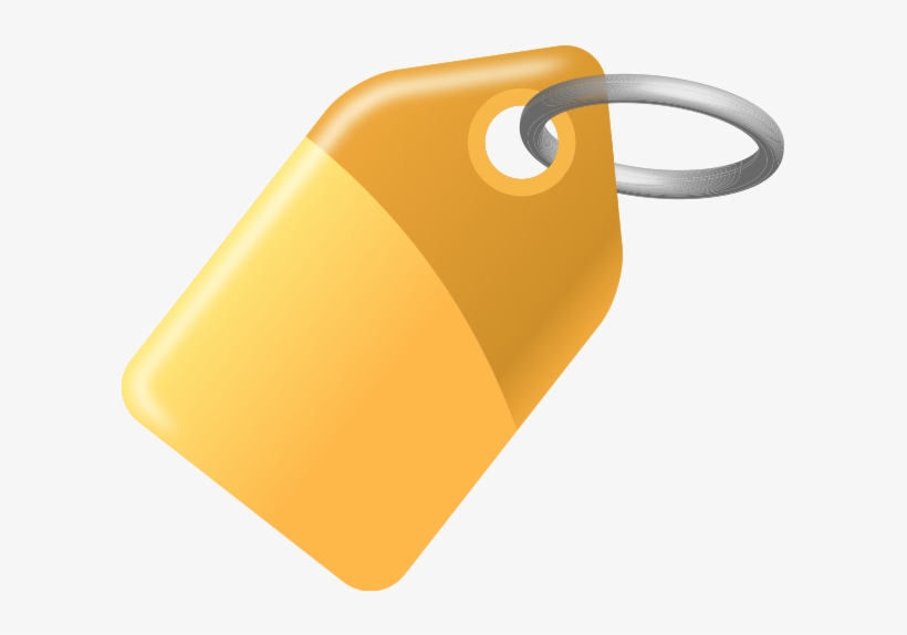 Tag Yellow - Svg - Download - Png - Yellow Tag Icon Vector Transparent ...