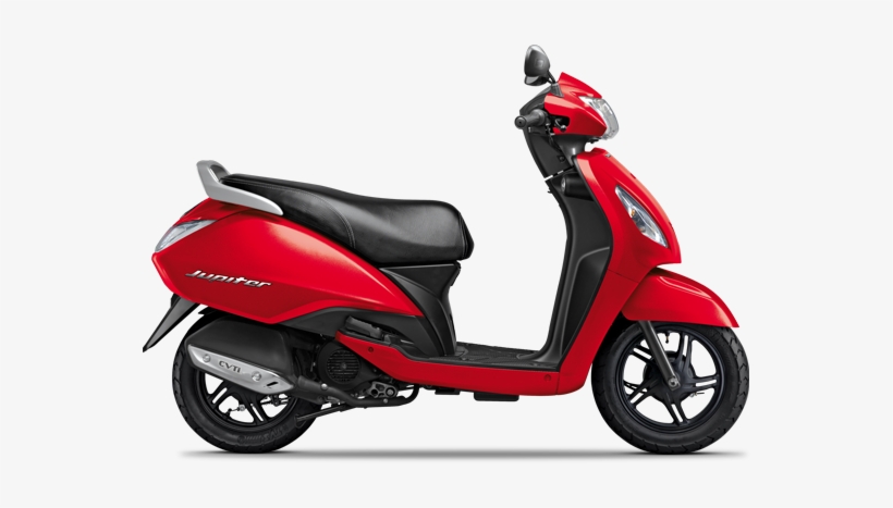 Tvs Jupiter 110 C - Tvs Jupiter Red Colour Transparent PNG - 593x463 ...