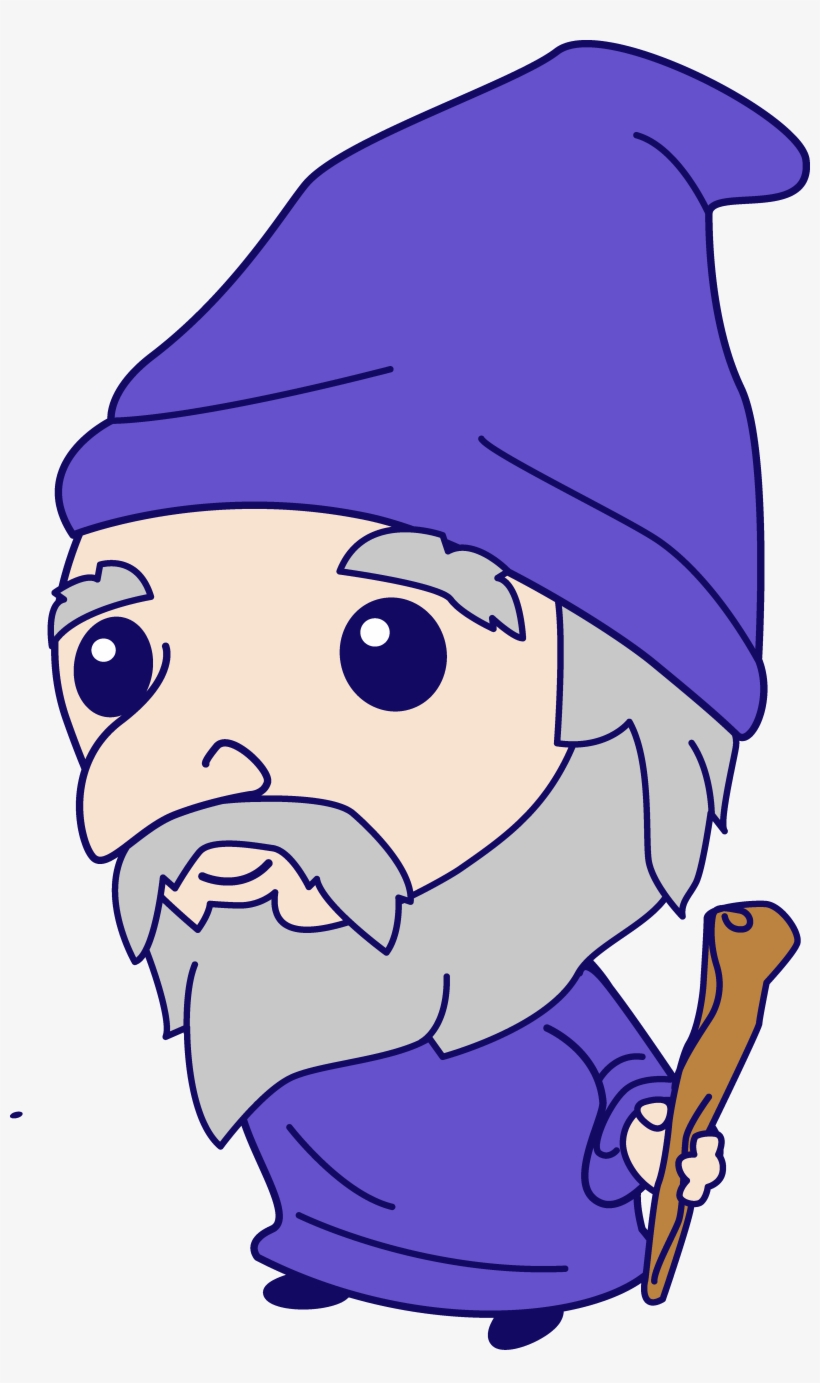 Cute Little Wizard - Cute Wizard Cartoon Png Transparent PNG ...