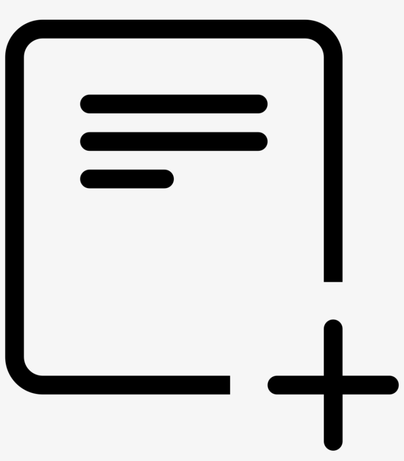 Png File Svg - Add Note Icon Png Transparent PNG - 896x980 - Free ...