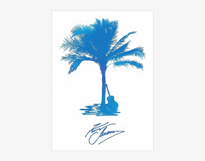 Kenny Chesney Palm Tree Die Cut Decal - Kenny Chesney Palm Tree ...