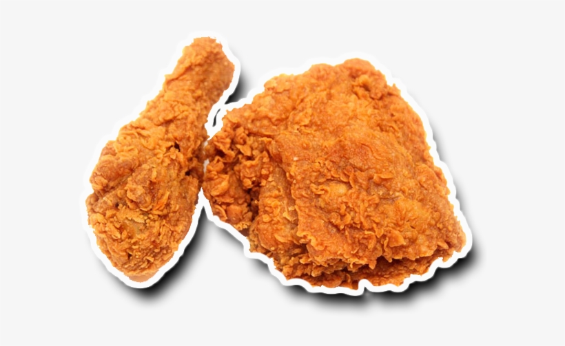 Chicken - 2 Pcs Fried Chicken Transparent PNG - 610x458 - Free Download ...