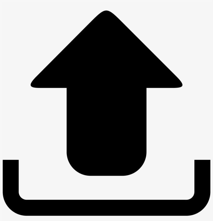 This Is A Picture Of A Box With An Arrow Coming Out - Upload Icon ...