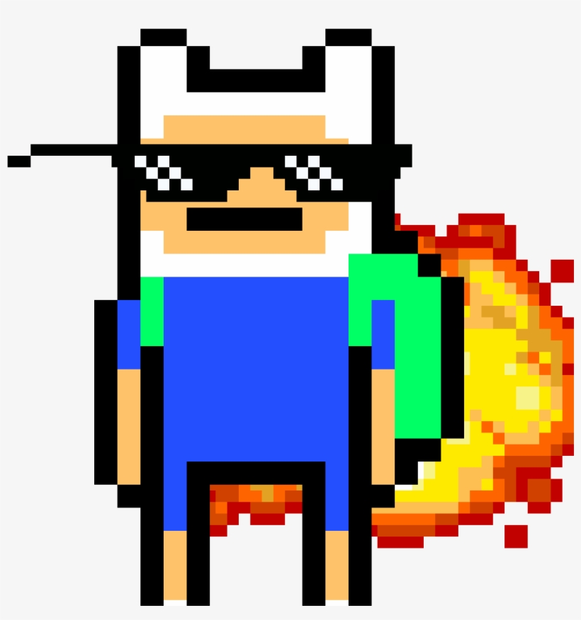 Cool Finn Farting Explosions - 8 Bit Finn And Jake Transparent PNG ...
