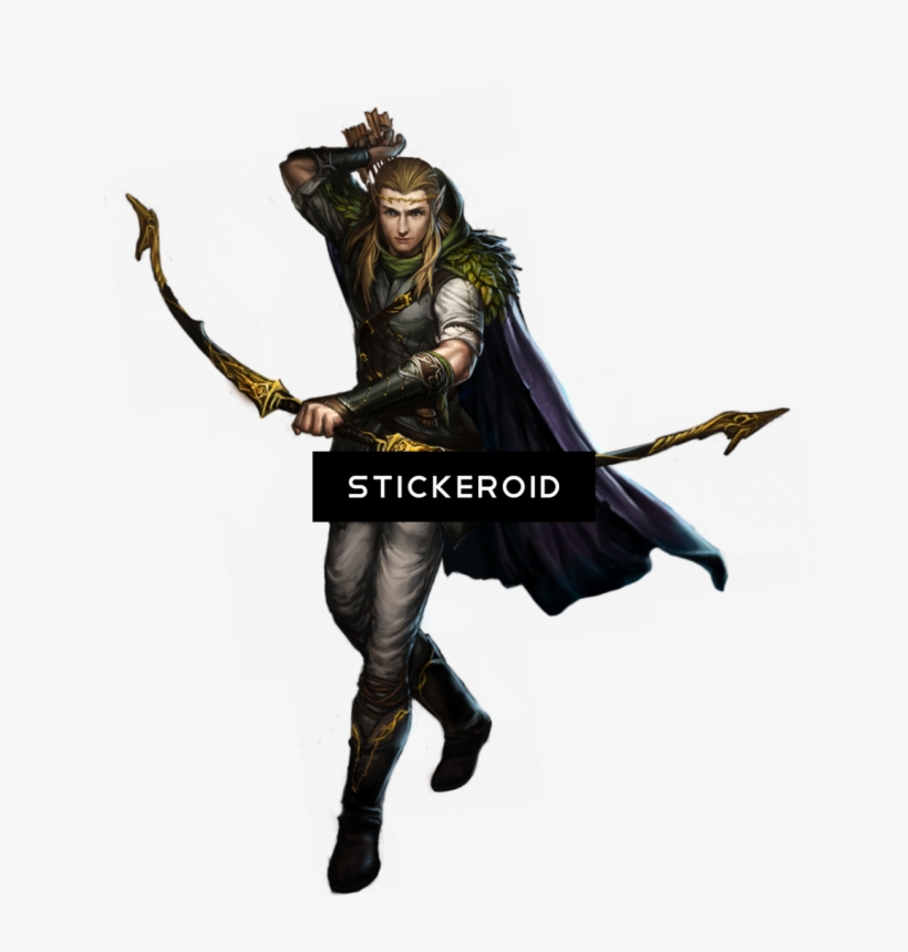 Elf Christmas Holidays - Pathfinder Elf Ranger Transparent PNG ...